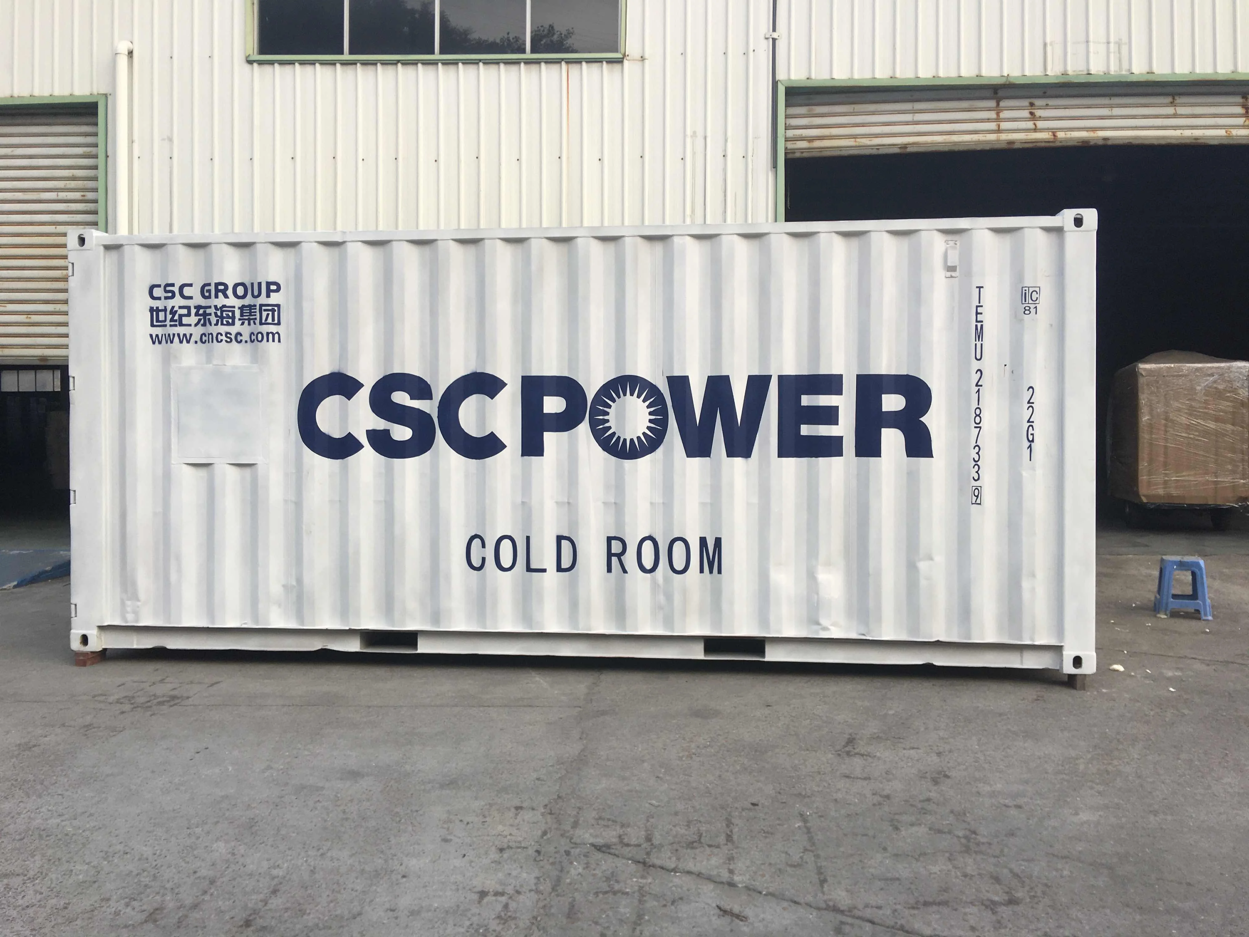 20ft And 40ft Solar Power Container Cold Room For Storage Fish Chicken ...