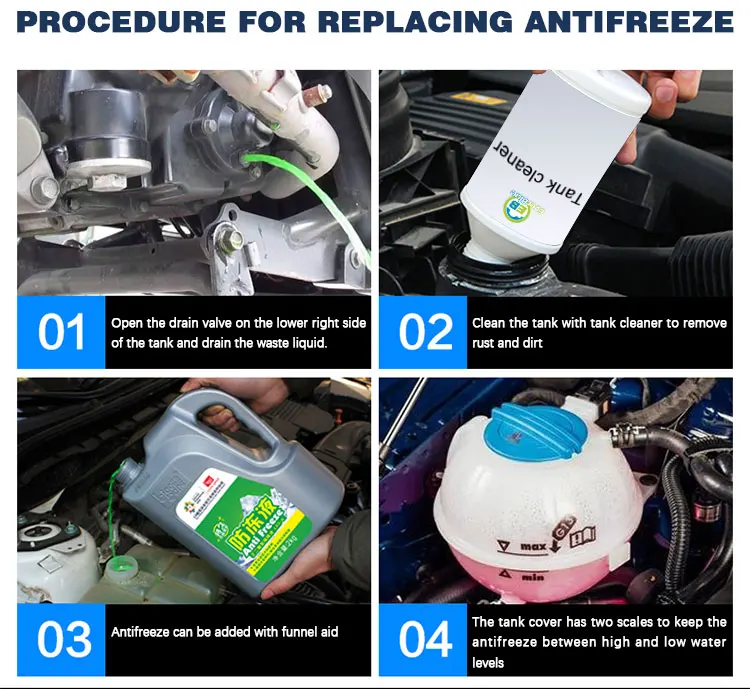 Antifreezing Solution Auto Care Products OEM Waterless Anti Freeze Car ...