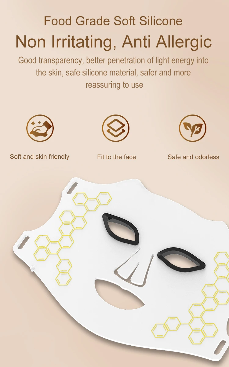 2024 New Portable Wireless 8 Colors Red Infrared Led Photon Light ...