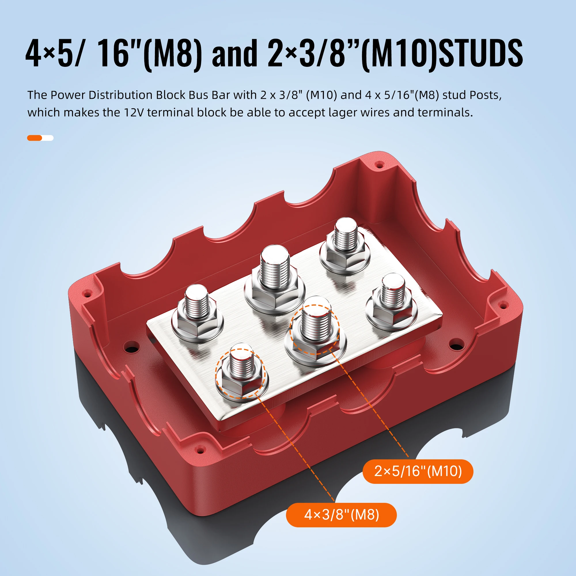 High Current 500A Busbar Battery Terminal Blocks by DAIER
