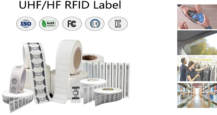 Transparent Uhf Rfid Label Sticker Alien H3 9662 Alternative Solution ...