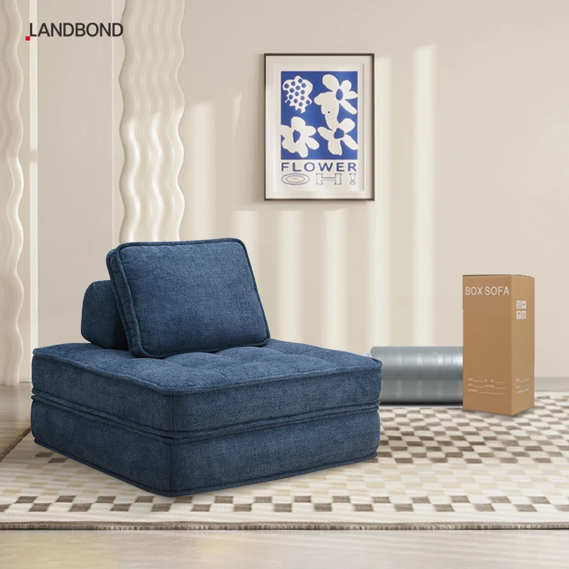 Modern Module Convertible Compressed-Sofa Bed Section Mini Living Room ...