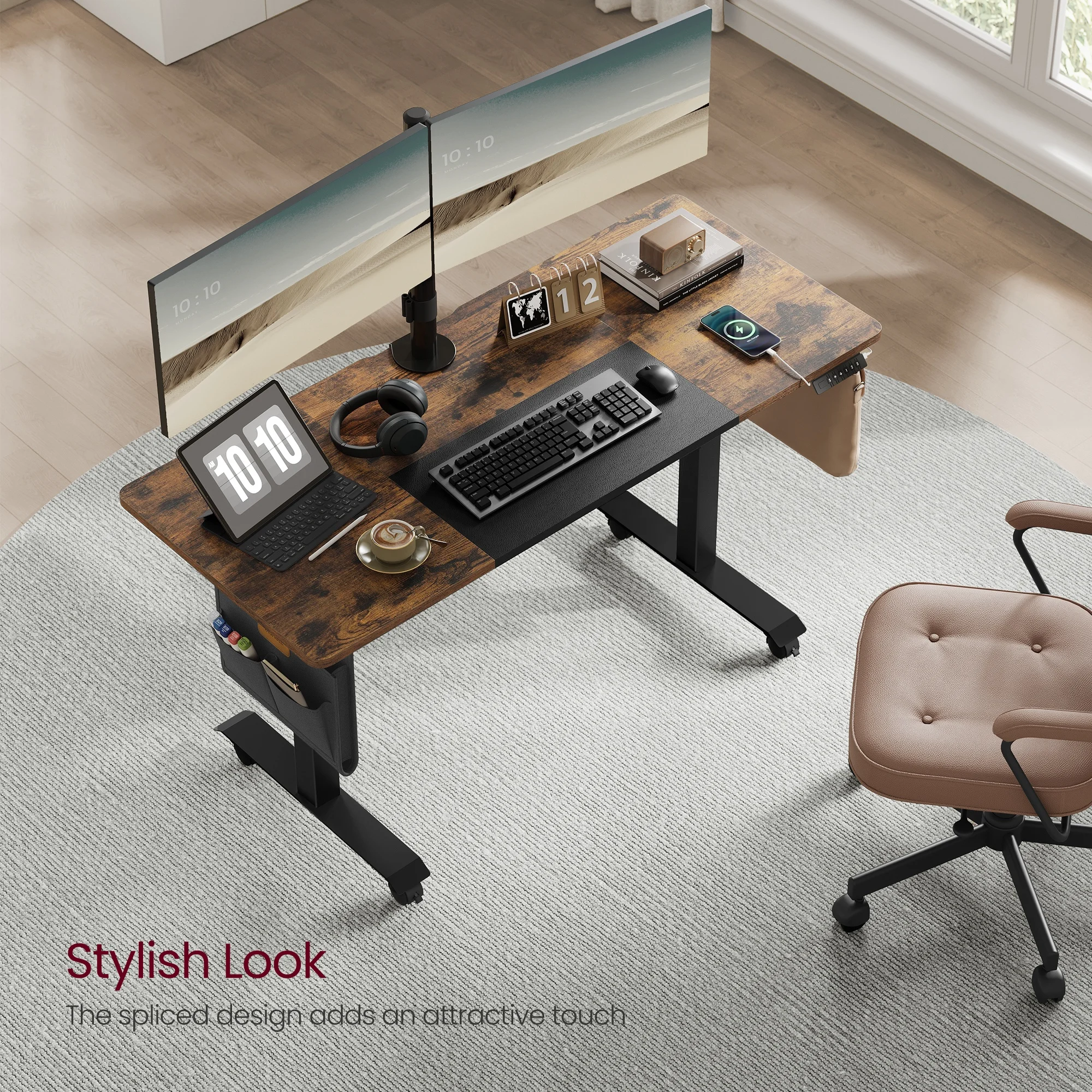 VASAGLE Professional Stable Lifting Desk - Adjustable Height