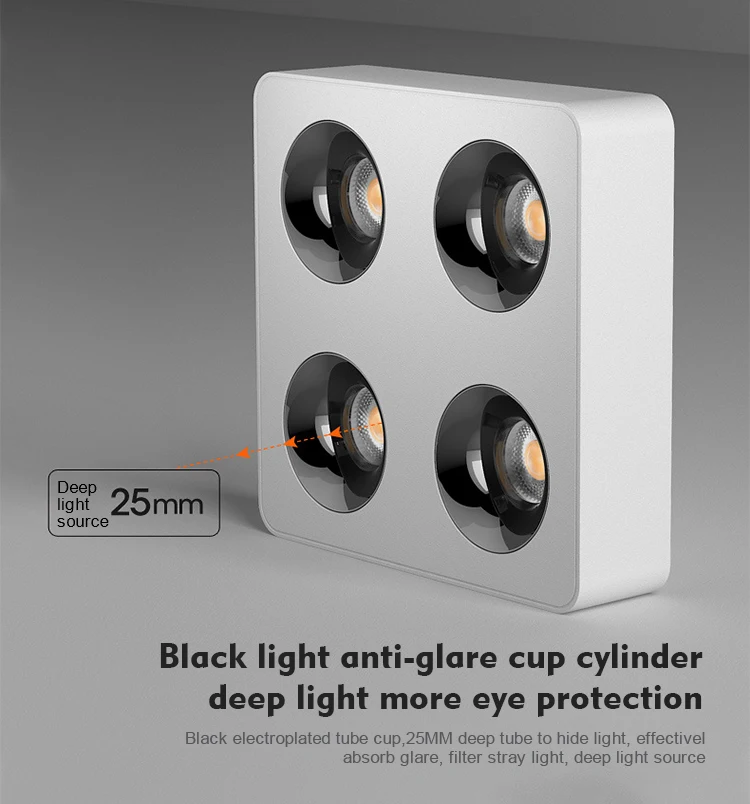 Hot Sale Modern Aluminium Surface Mounted Anti-glare Eye Protection ...