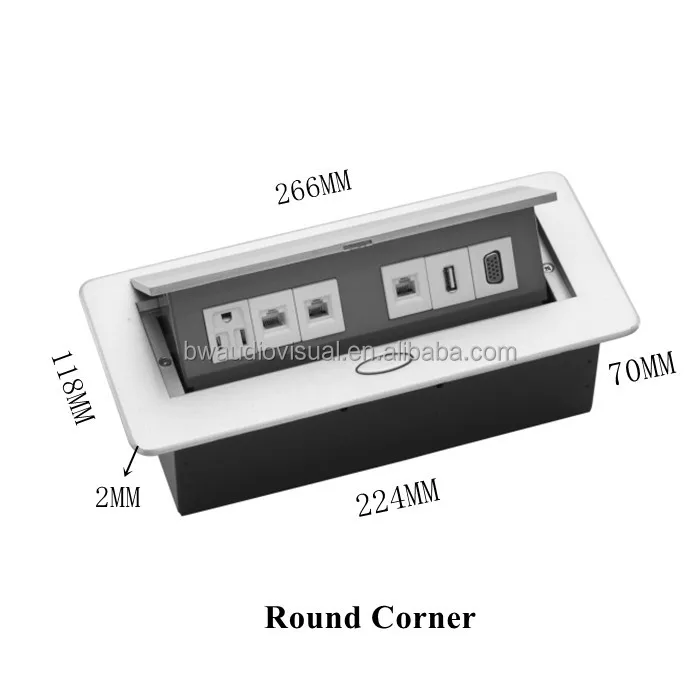 Bw-t61 Conference Table Pop Up Boxes/office Furniture Desktop Power ...