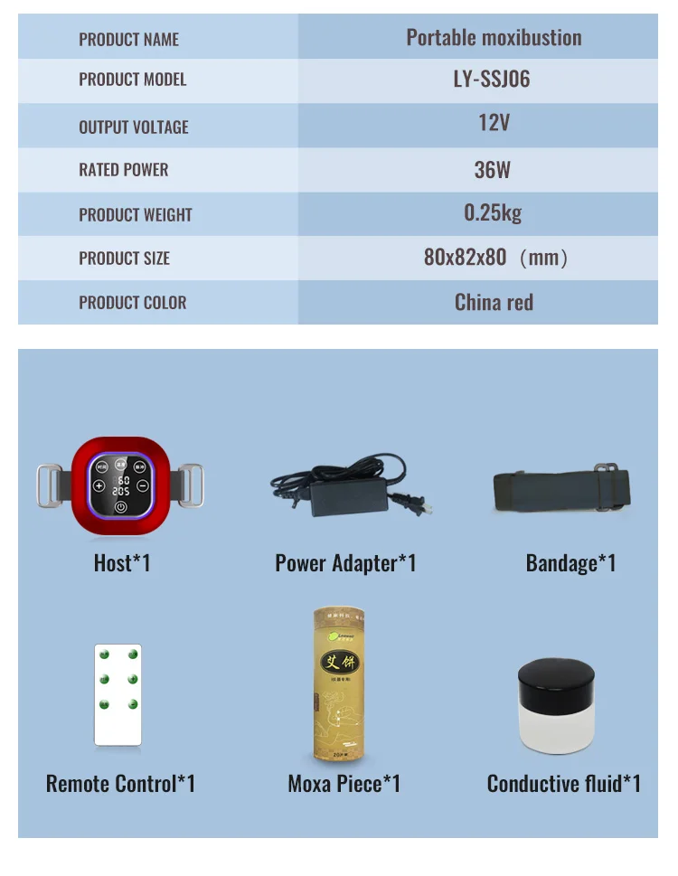 Electric Moxa Device Traditional Chinese Medical Moxa Acupuncture For ...