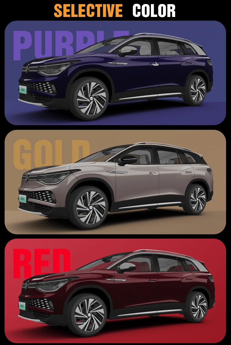 Vw Id6 2022 2023 Ev Car Id6 Volk Swagen Electric Car 7 Seater Electric ...