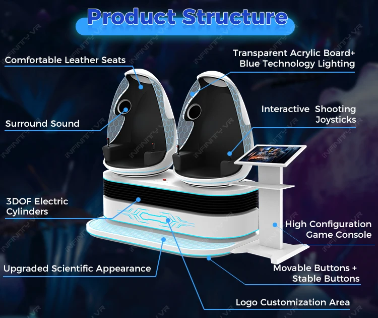 Infinity New Vr Entertainment Theme Park Virtual Reality Cinema 9d Egg ...