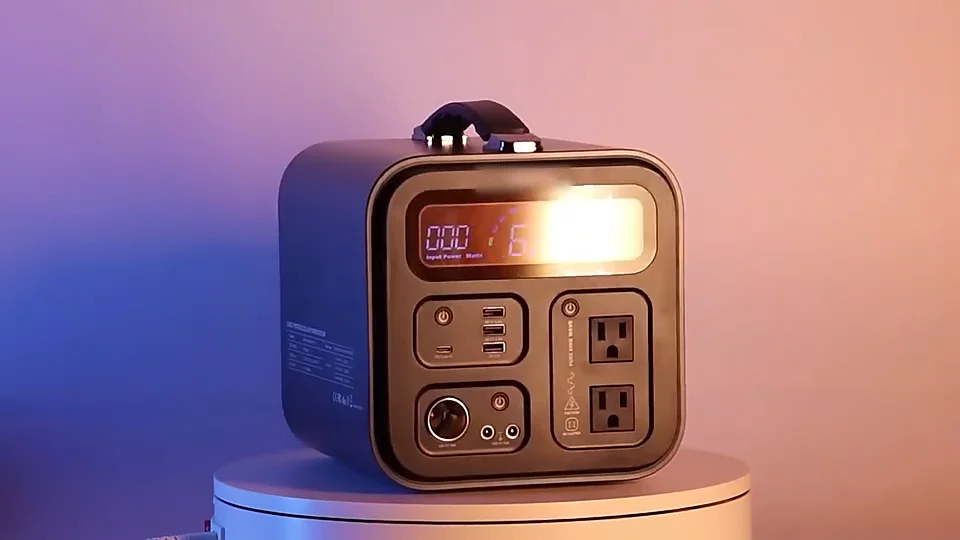 Outdoor Power Supply Portable Solar Bank Station 1kw Power Lithium Ion ...