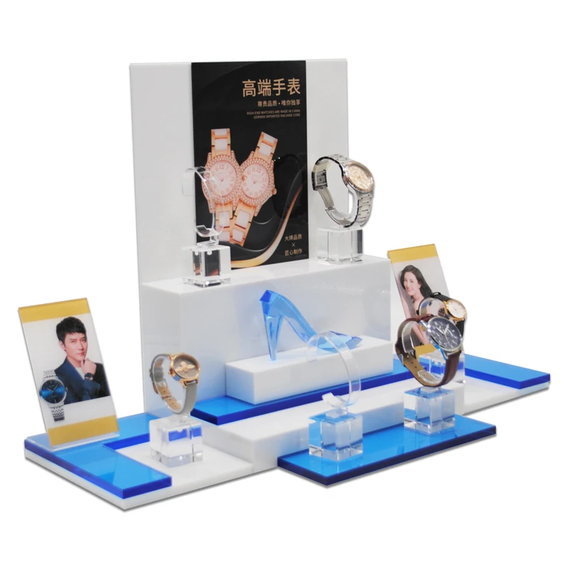 Luxury Retail Window Display Props Watch Stand Watch Pillow Trade Shows ...