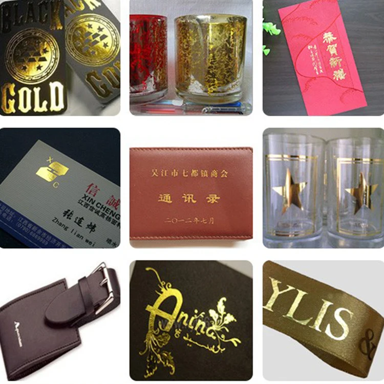 32cm*100m DTF Printing Gold Hot Stamping Foil for UV DTF Printer