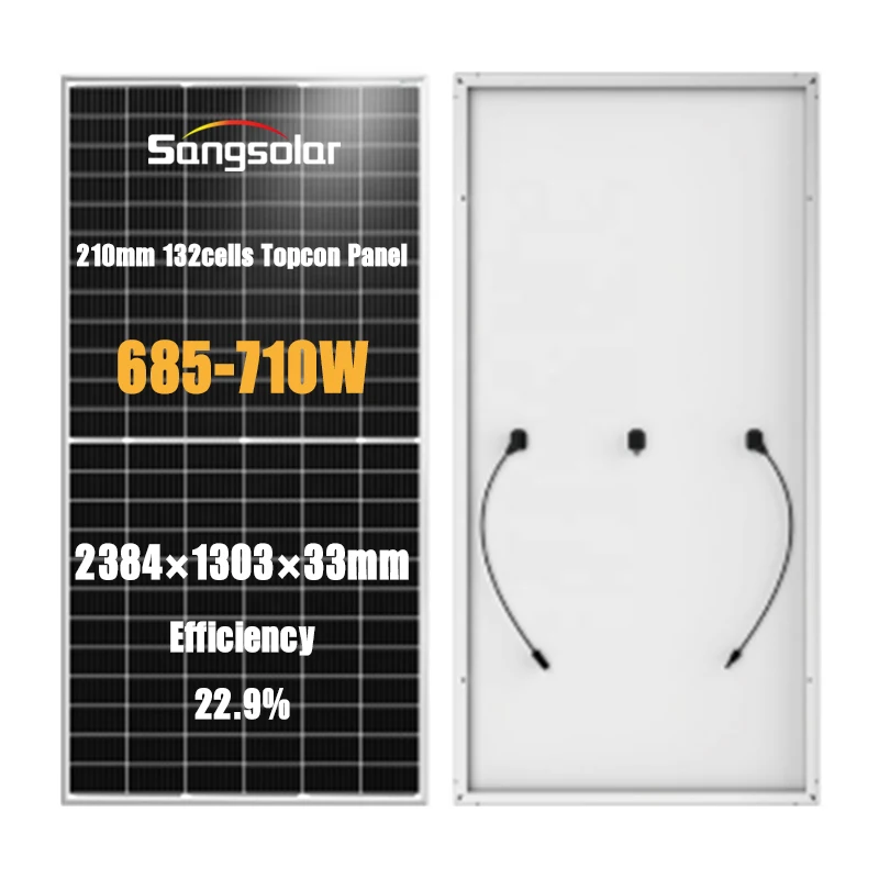 Topcon GCL-NT12/66GDF Solar Panels - 685W to 710W Power