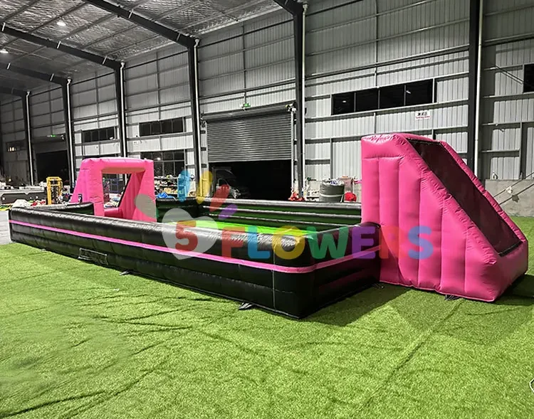 3v3 Street Soccer Field Arena Subbuteo Inflatable Water Football Pitch ...