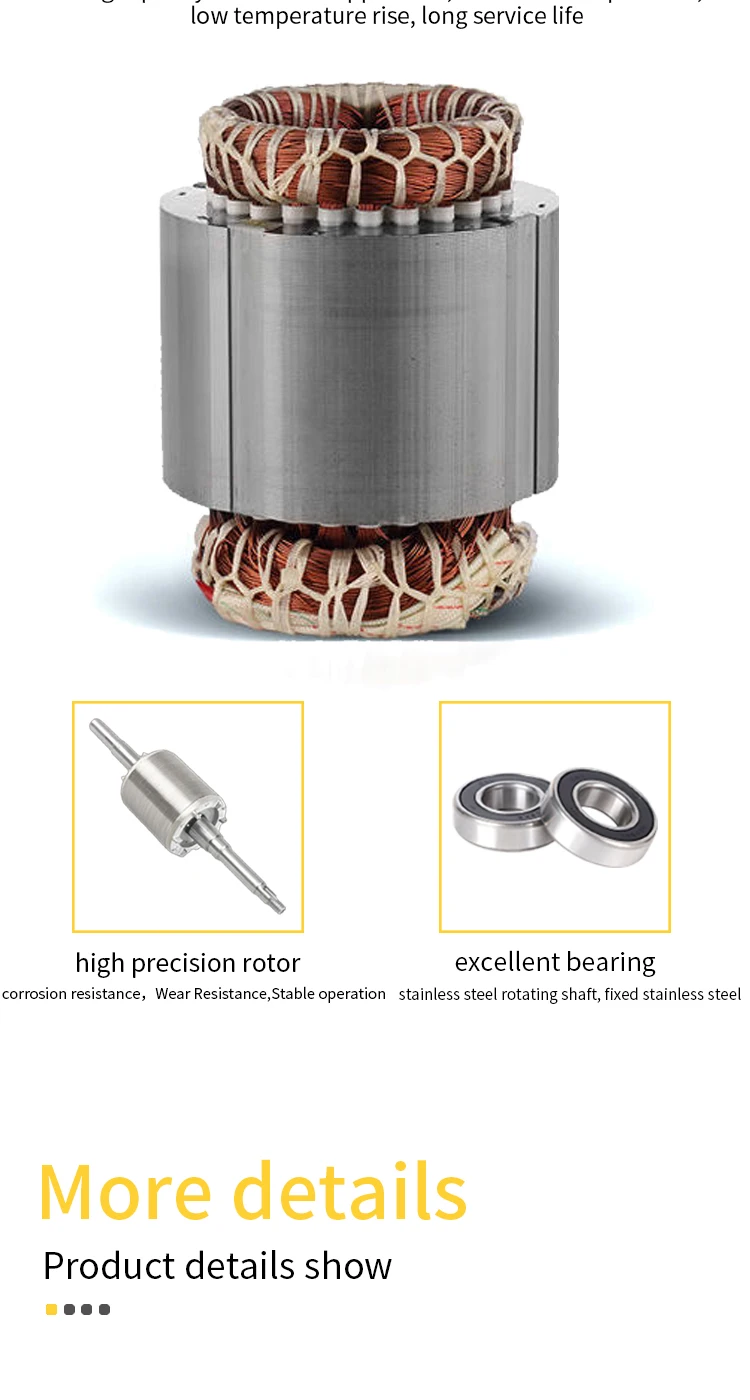 0.75kw-2.8a1 Pure Copper Motor Low Noise Strong Wind Free Standing Use ...