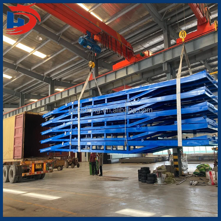 Truck Loading Platform With Chain Lift Industrial Loading Platform With ...