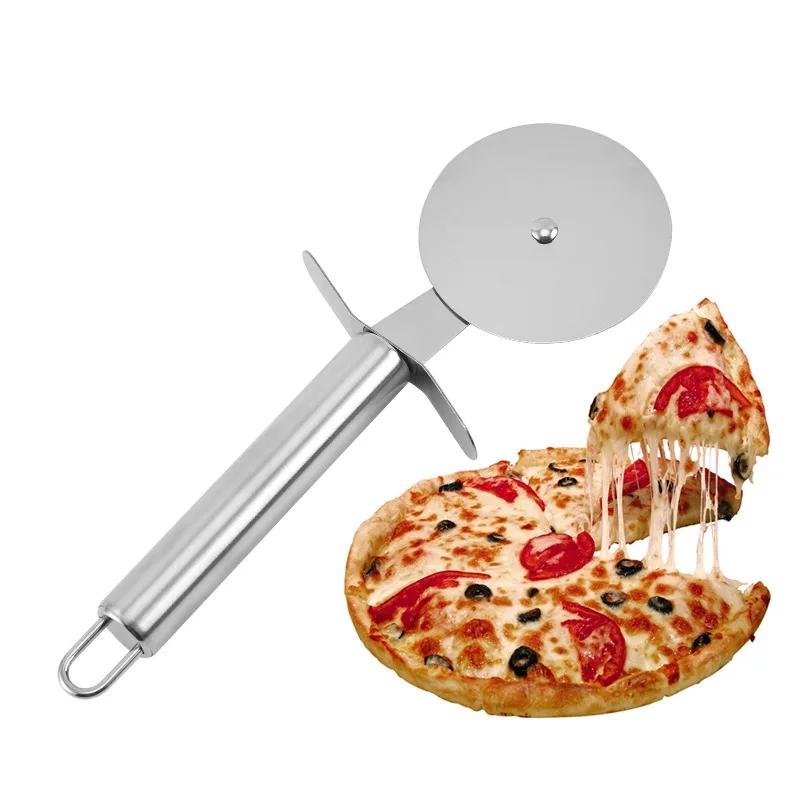 Single Wheel Stainless Steel mini Pizza Knife Stones Multifunctional ...