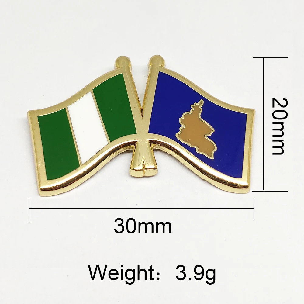 Custom Effect Design Ethiopia Flag Pin Badge Somalia Gabon Libya Round ...