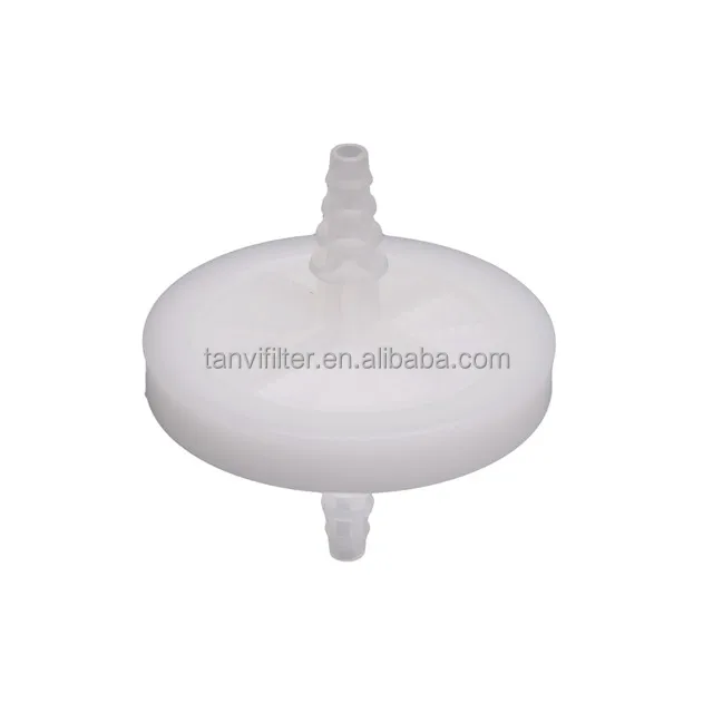 Vacuum Pump in-Line Pipe Filtration 0.2um PTFE Disc Filter