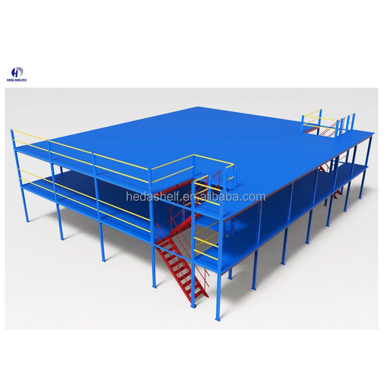 Pallet Rack Supported Mezzanine Racking System for Warehouses