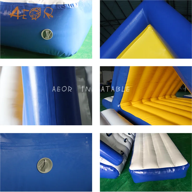 Large Inflatable Adventure Aqua Park Outdoor Sea Floating Island Adult ...