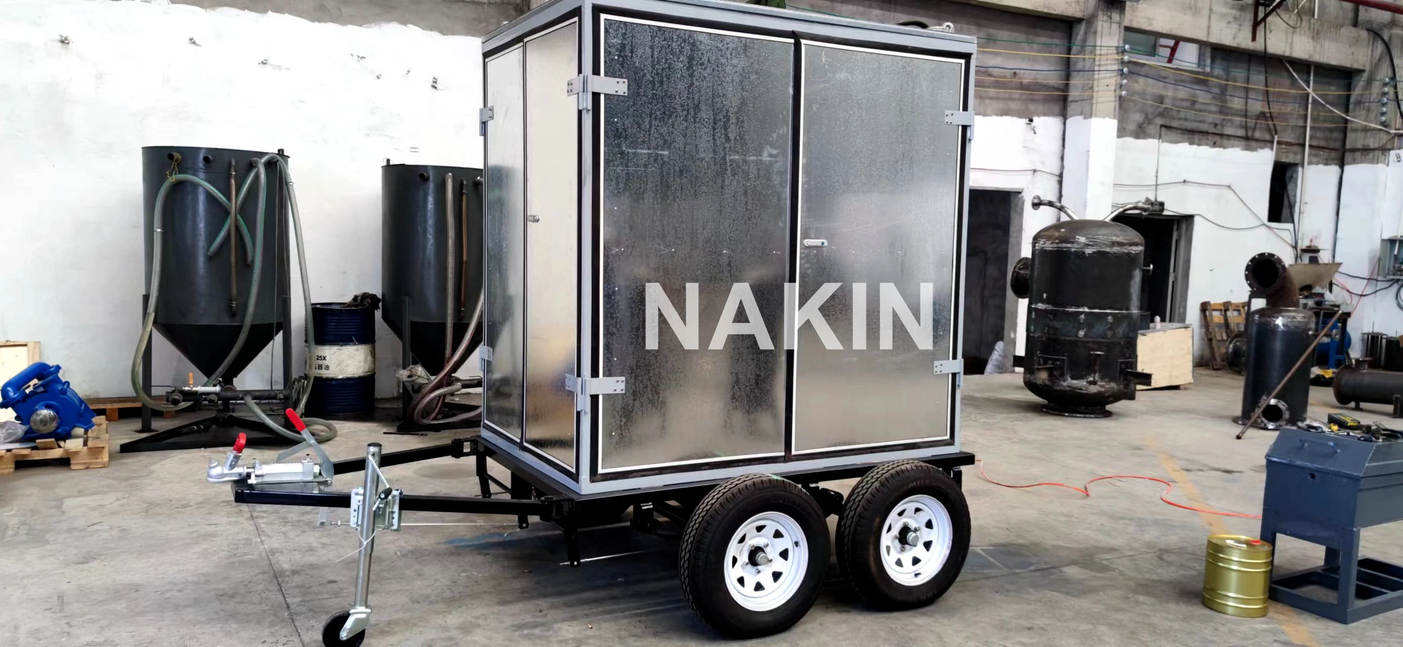 Mobile Trailer Mounted And Fully Enclosed Transformer Oil Processing ...