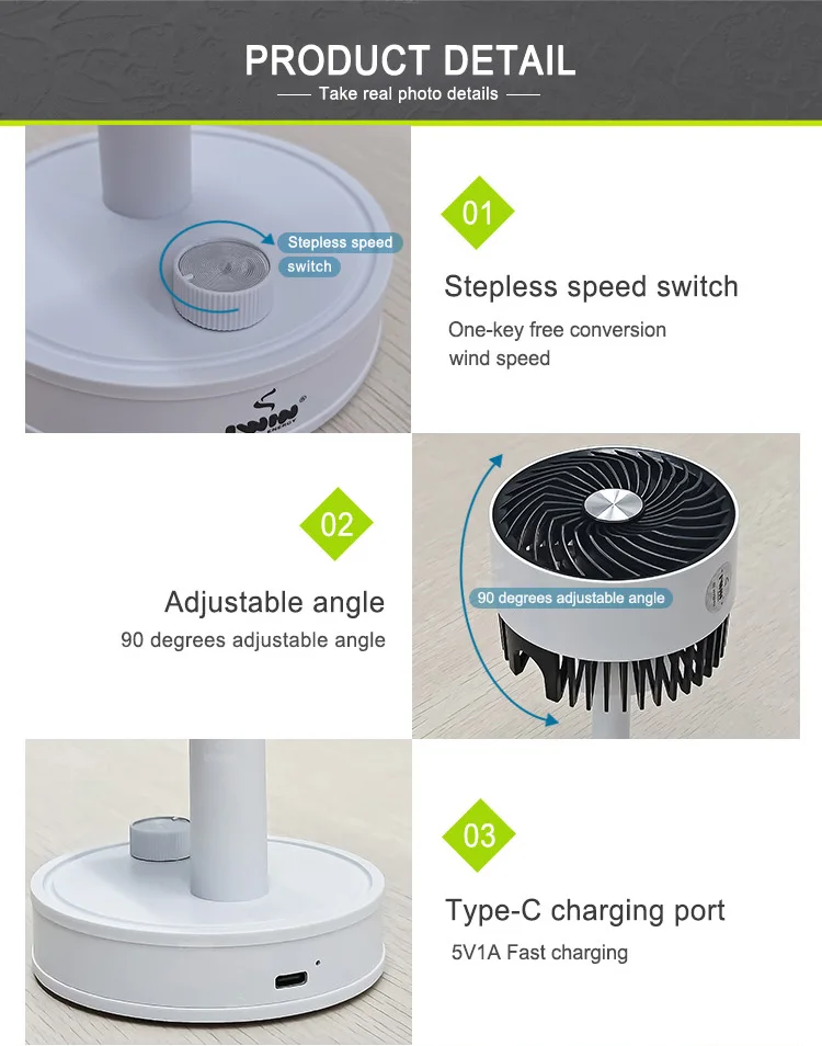 IWIN-8038A Small portable fan