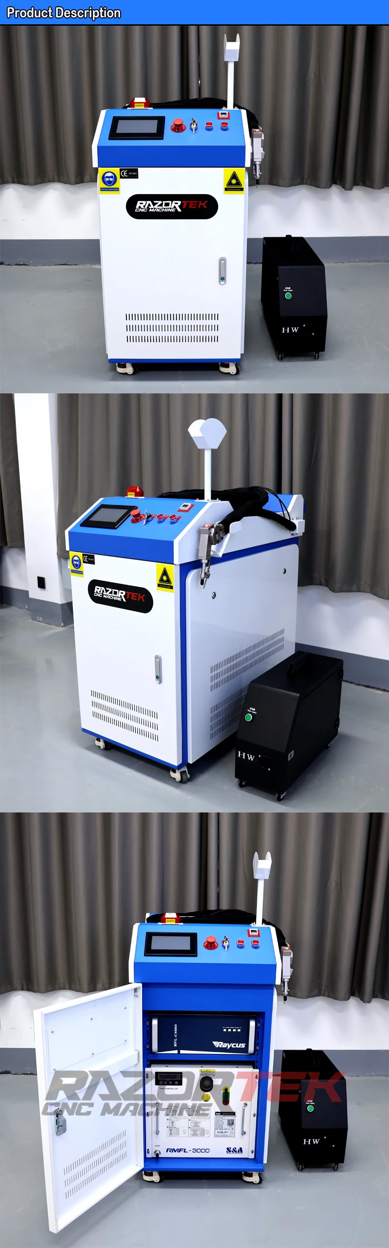 High Input Different Languages 2000w Handheld Fiber Laser Welding ...