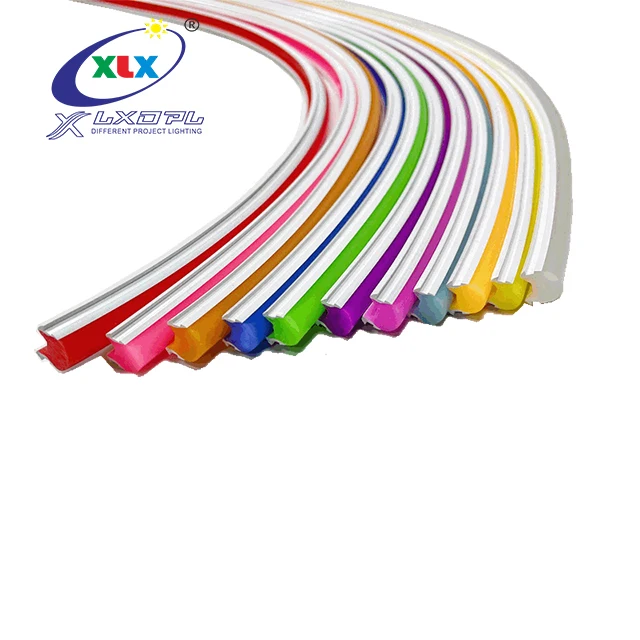 Silicon Neon Cover LED Strip Light - 6mm 8mm Rainbow Flex Tube
