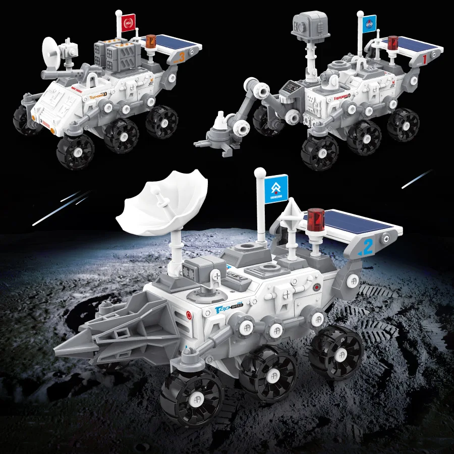 3 In1 Space Rover Explorer Building Toy Set DIY Space Toy Building Kit ...