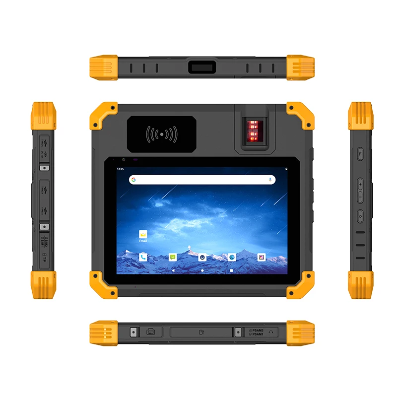 8inch Android 11 Rugged Biometric Tab with FAP20 Fingerprint ID