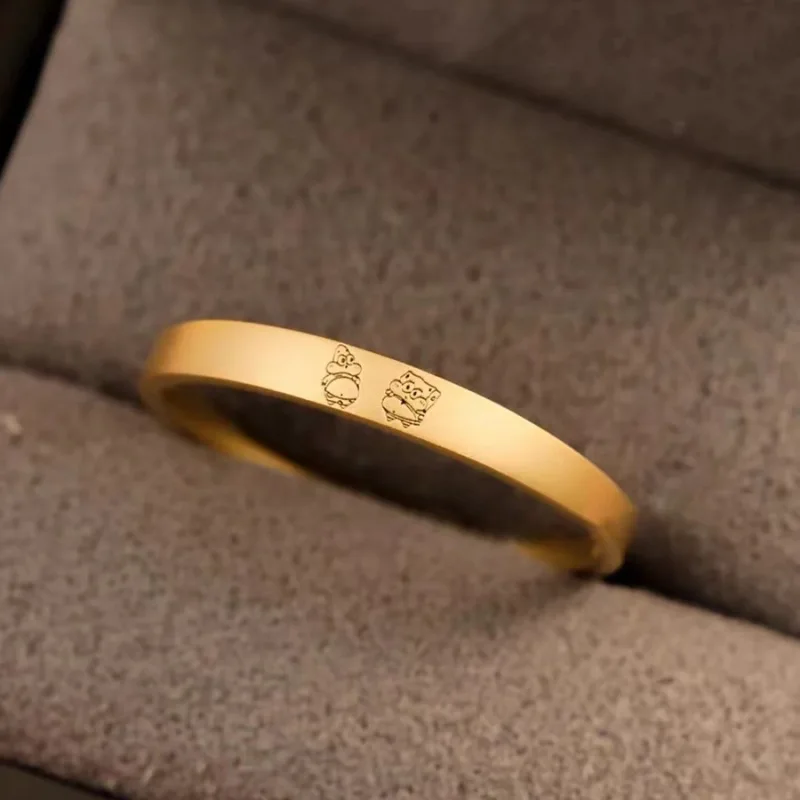 Cartoon Spongebob Patrick Star Couple Rings For Women Men Copper Cute ...