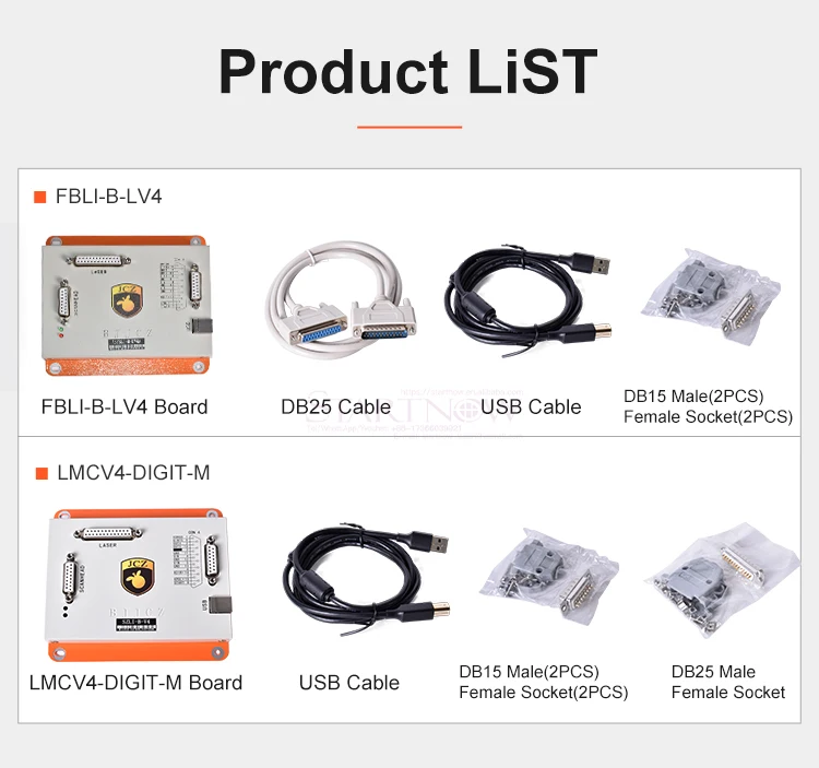 Startnow Jcz Control Card 1064nm Fiber Co2 Yag Uv Laser Marking Machine Board Fbli-b-lv4 Lmcv4 ...