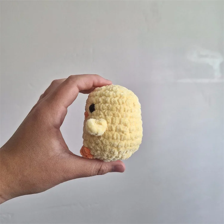Cuddly Plush Chicken Toy Crochet Amigurumi Plushies Chicken Mini Chunky ...