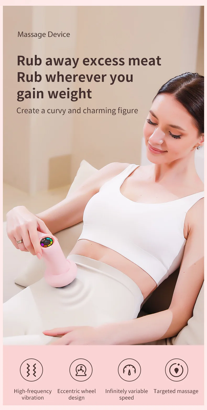 Fat Pushing Machine Body Massage Device Household Handheld Wireless ...