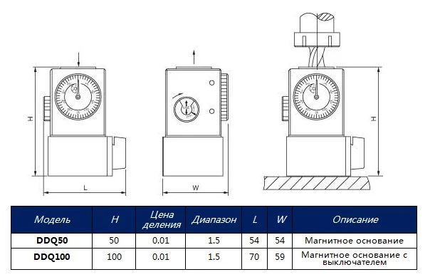 Magnetic Zero Setters For Cnc Ddq100 Ddq50 Z-axis Height Pre-setter ...