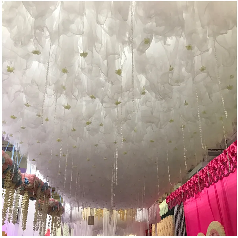 BY220070 Wedding Drapery Fabric - Cloud Shape Ceiling Drapes