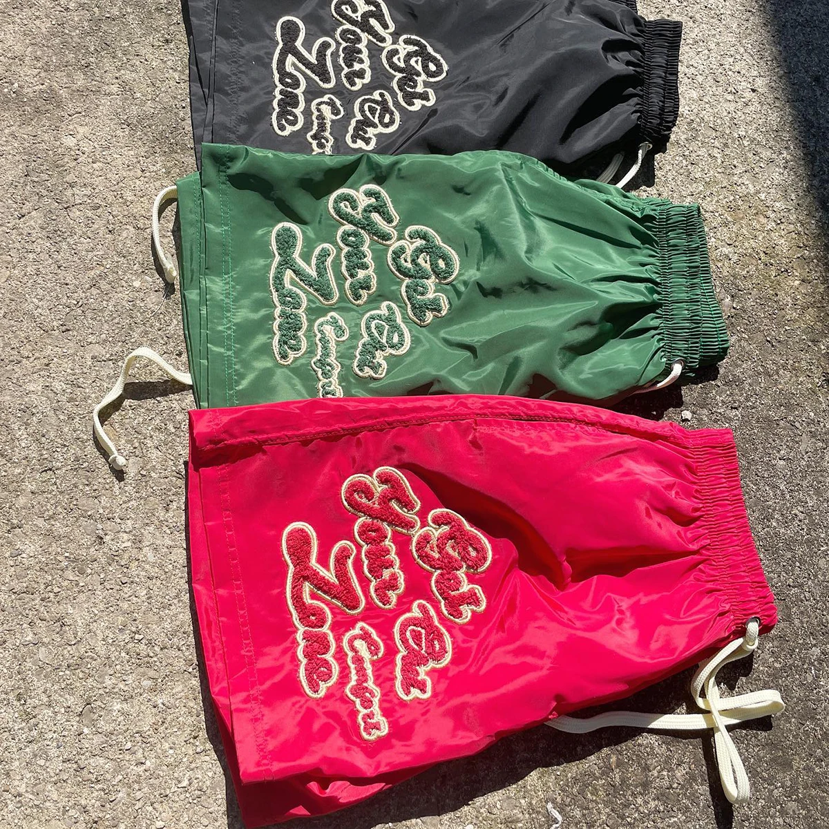 Custom Manufacturer Drawstrings Embroidery Chenille Summer Beach Sport ...