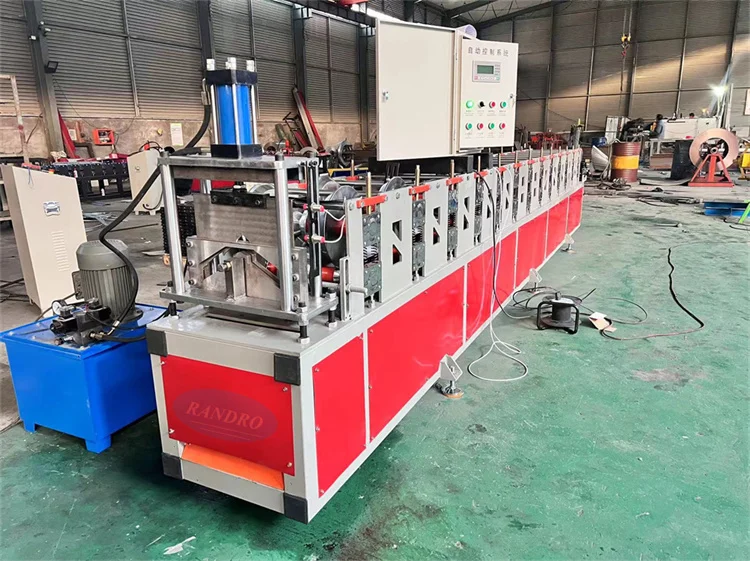 Metal Steel Profile Top Hat Roll Forming Machine Zinc Roofing Ridge Cap ...