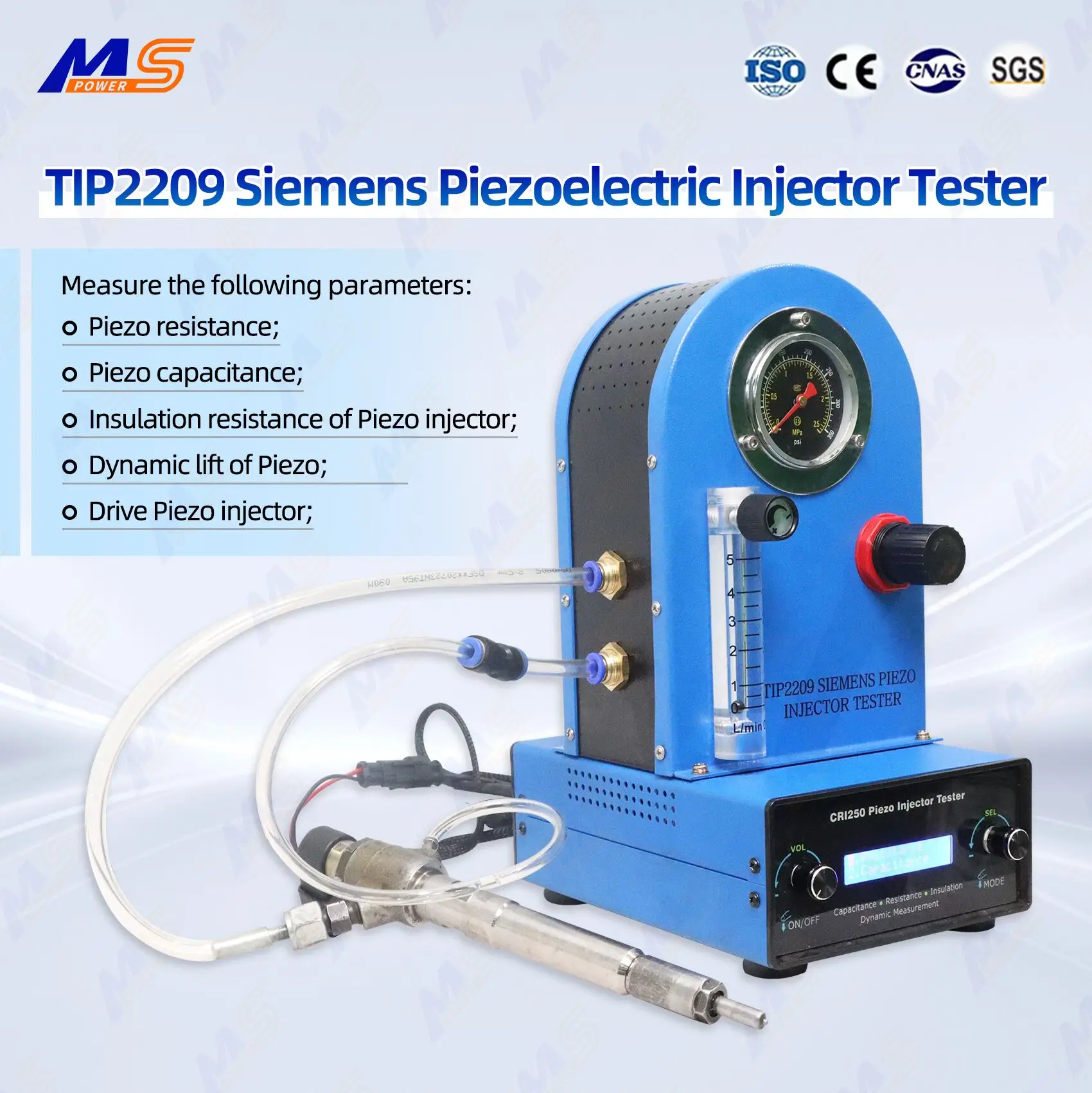 Tip2209 Siemens Piezo Electric Common Rail Injector Tester - Buy Piezo ...