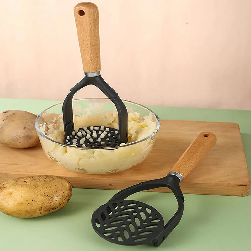 Safe Food Grade Potato Masher Salad Spoon Salad Gadgets Nylon Head ...