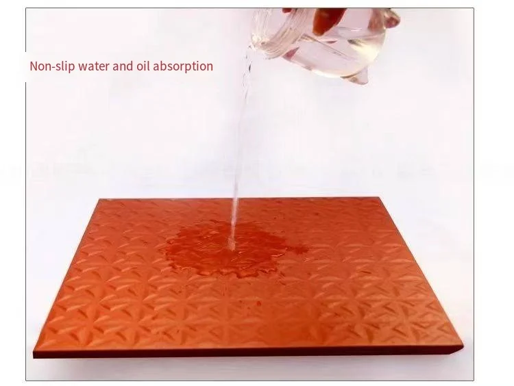 Natural Red Quarry Tile Floor Ceramic Outdoor 300 X 300mm Moisture And ...