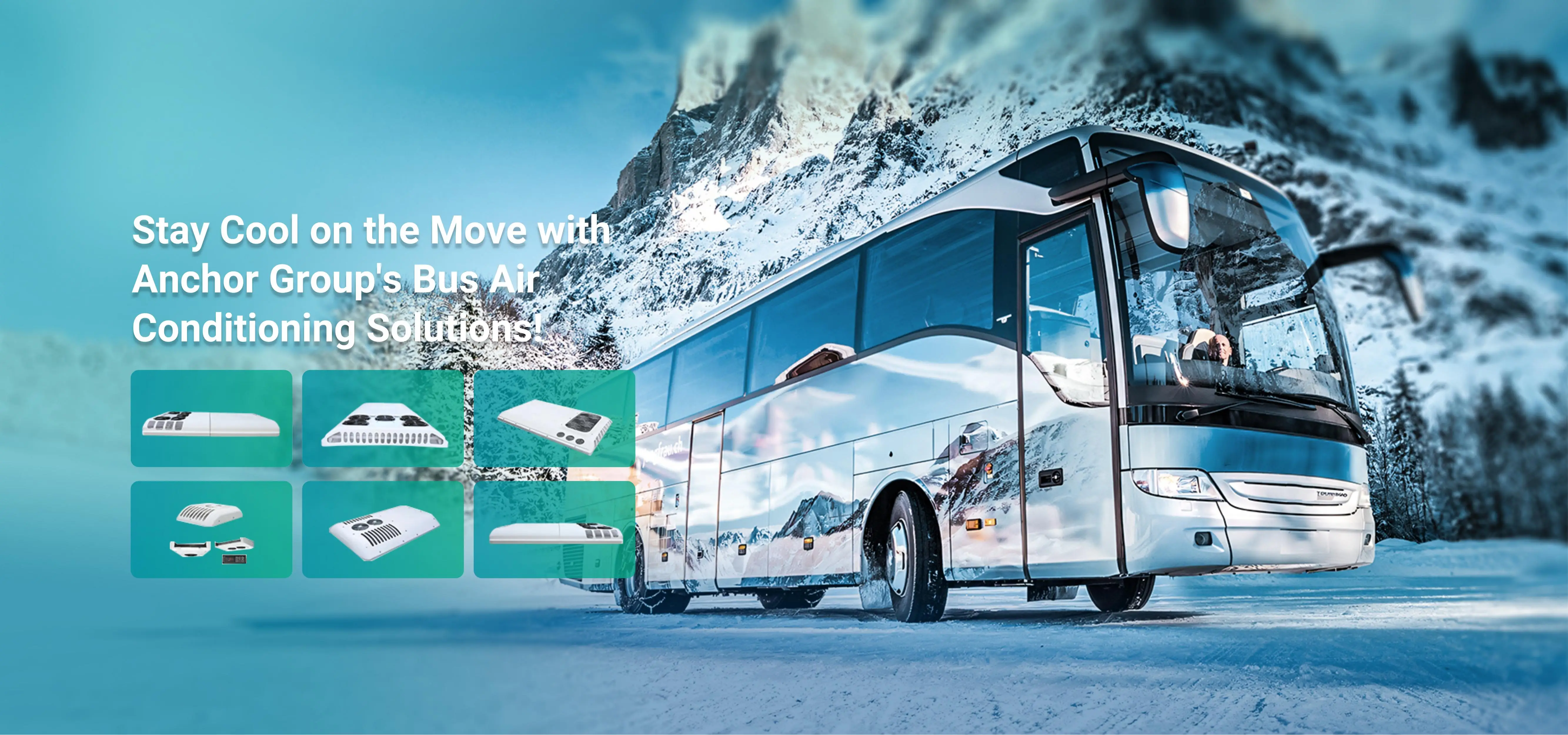 Bus Air Conditioner DC24V 12V for Transport AC.154.118 R134a 18Kw 61416 ...