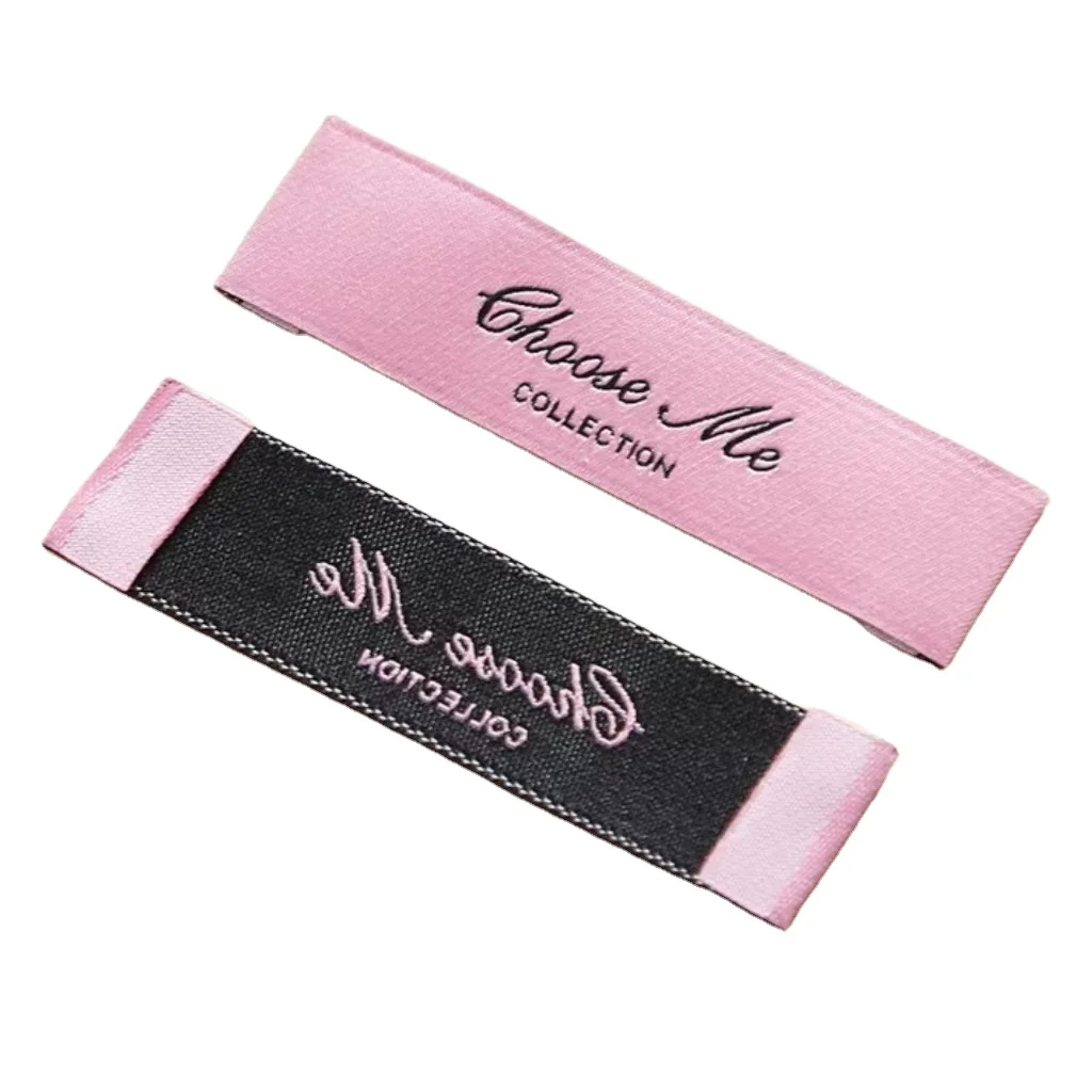 Manufacturer Garment Accessories Clothing Satin Tag Custom Woven Labels ...