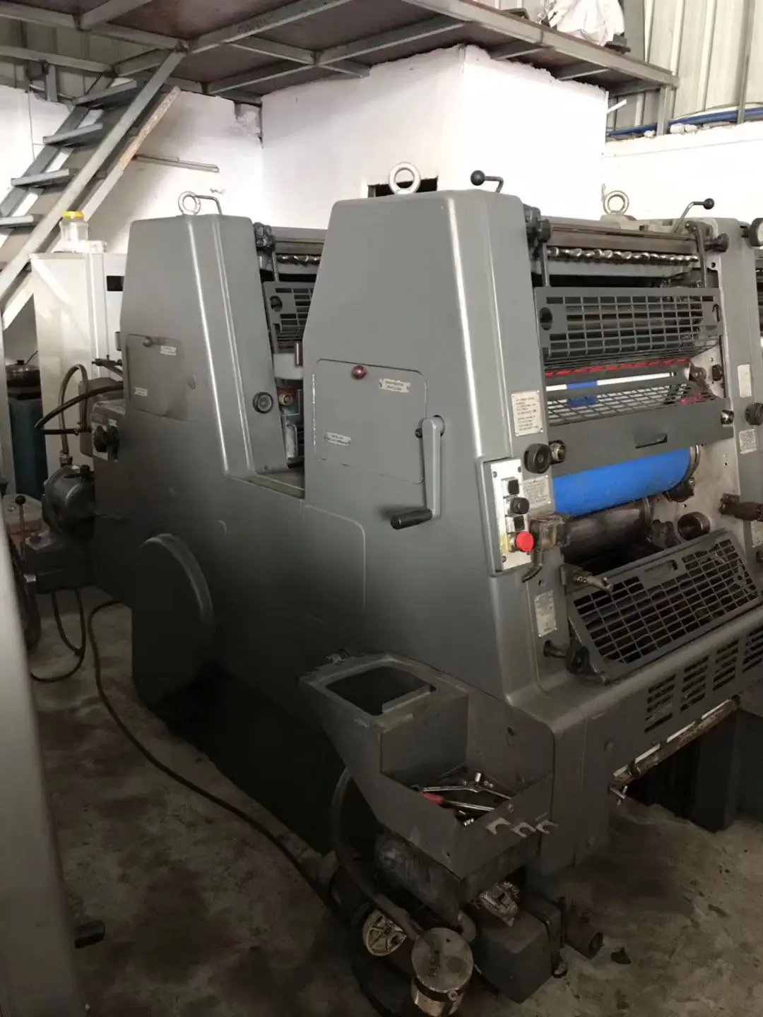 Used Offset Printing Machine Two Colour Gto52 2 Color Offset Printer ...