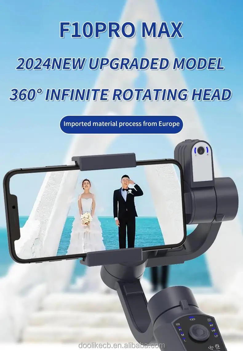F10 Pro Max 3-Axis Gimbal Stabilizer for Mobile Phones