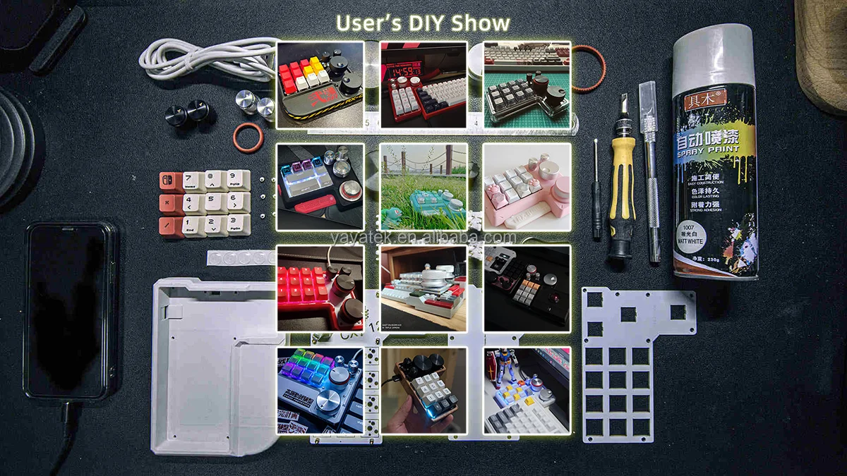 Designer Keyboard Mechanical Switches Mini Shortcut Keypad 12E4 for ...