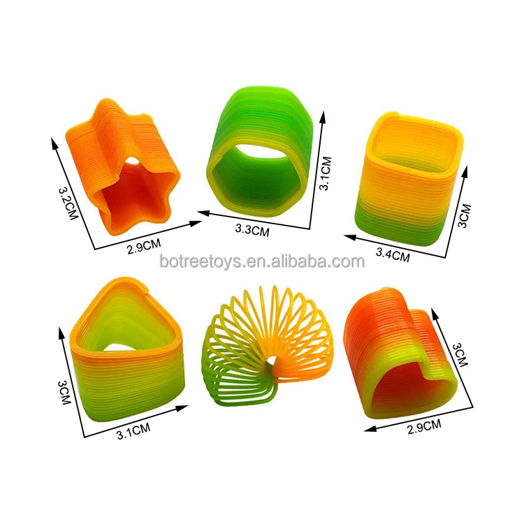 3.5cm Polygon Shaped Rainbow Circle Promotional Plastic Toys - Buy ...