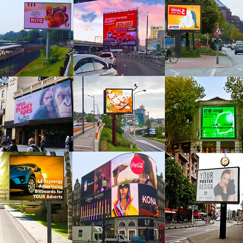 Customized Digital Full Color Hd P8P10 Outdoor Big Advertising Led ...
