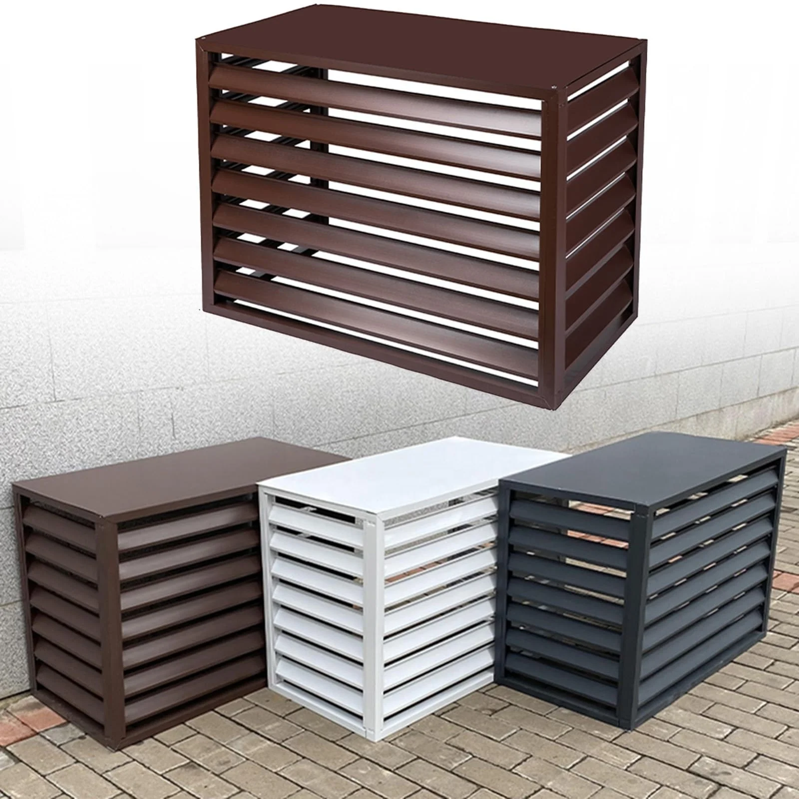 Decorative air Conditioner Covers Exterior air Conditioner Outdoor Unit ...
