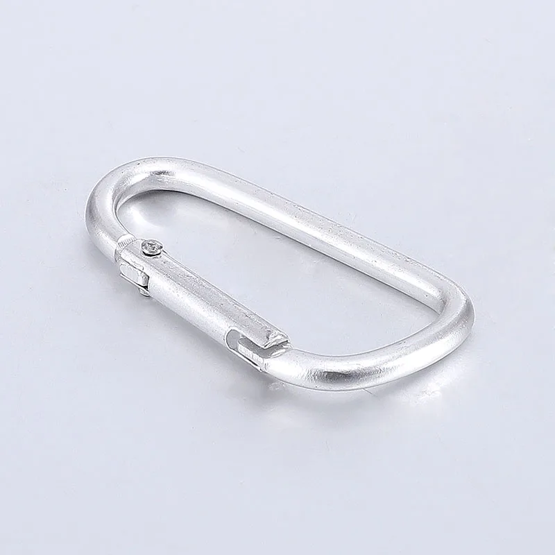 Wholesale Big Locking Carabiner Keychain D Ring Promotional Aluminum ...